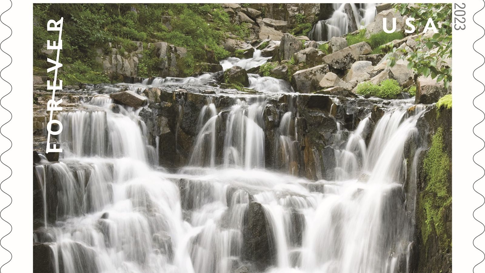 Newest postal stamps feature Mount Rainier's hidden Sunbeam Falls ...
