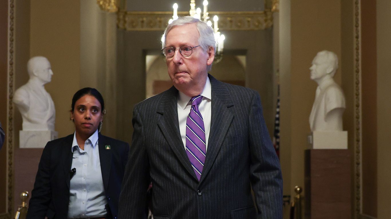 Mitch McConnell hospitalized after fall, Republican leader's rep says Mitch McConnell hospitalized after fall, Republican leader's rep says