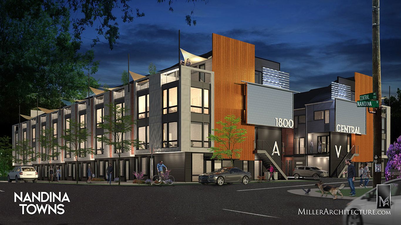 View renderings: 22 unique townhomes coming to Plaza Midwood — expect ...