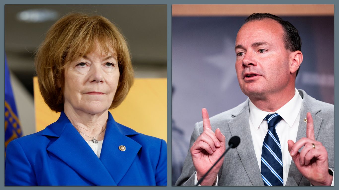 Tina Smith confronts Mike Lee over "cruel" response to Minnesota shootings
