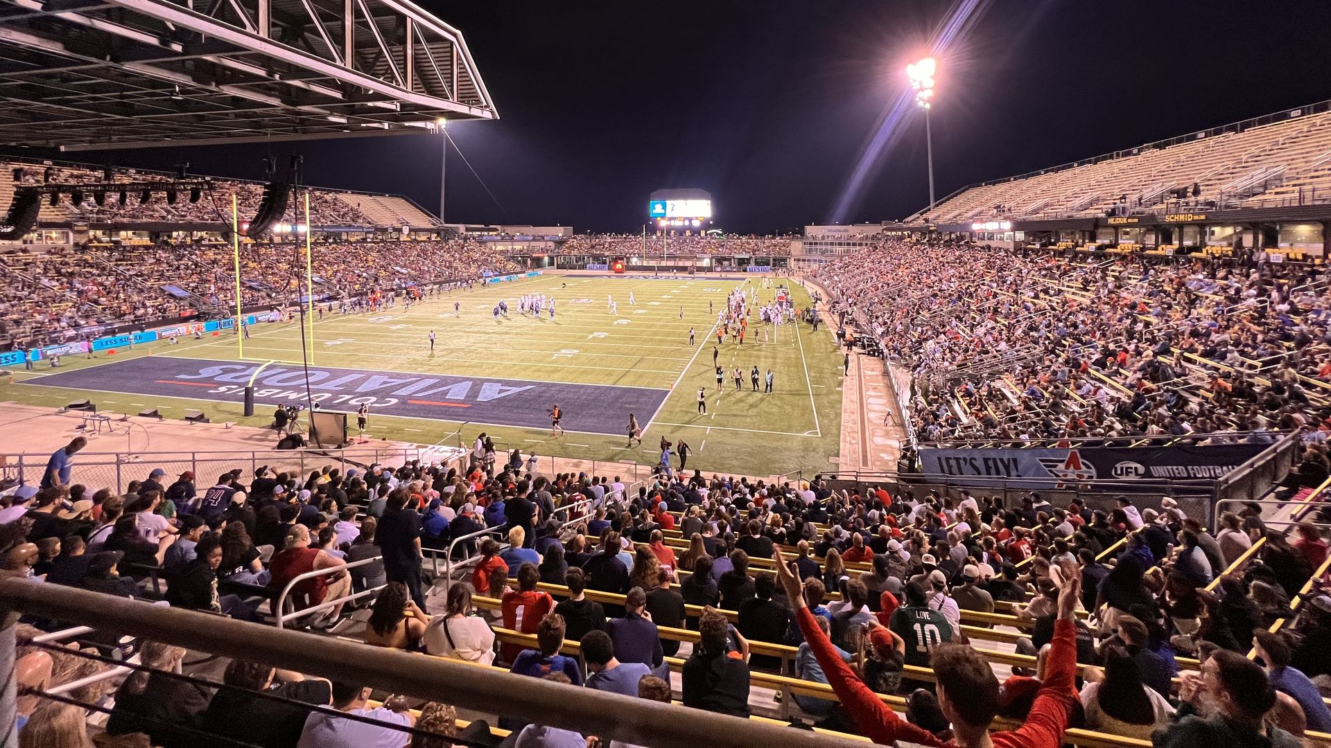 Pro football returns to Columbus as the Aviators make their home debut ...