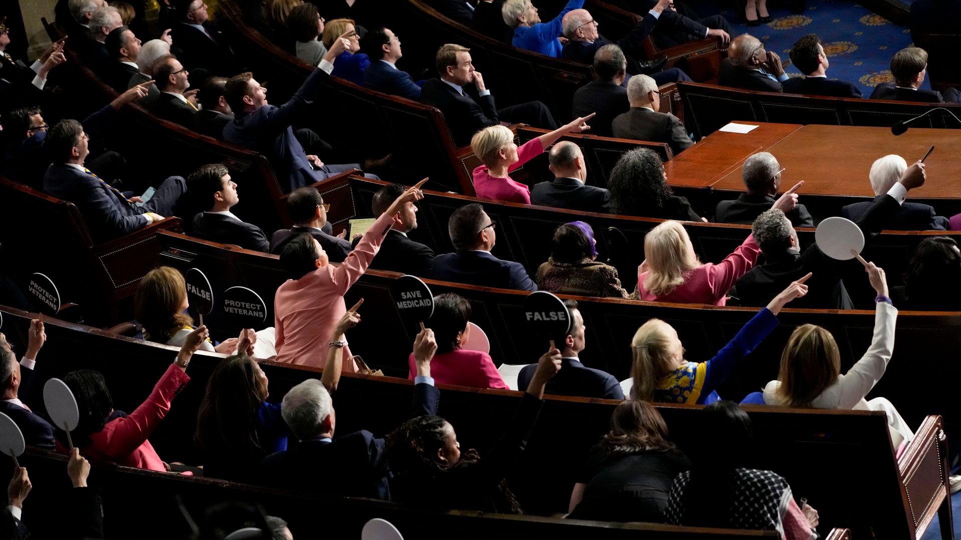 Internal Democratic tensions erupt after Trump speech