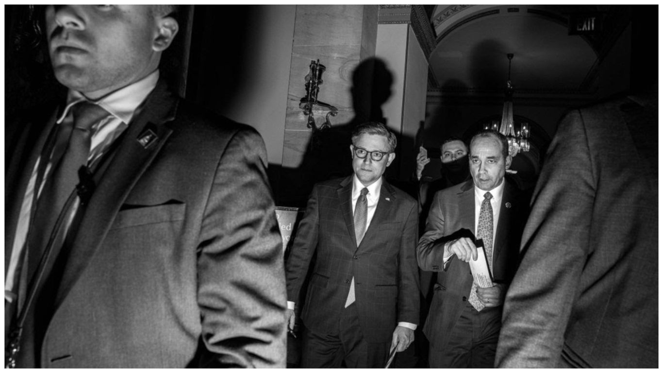 Mike Johnson says second term for Trump would be like first but 'on turbo'