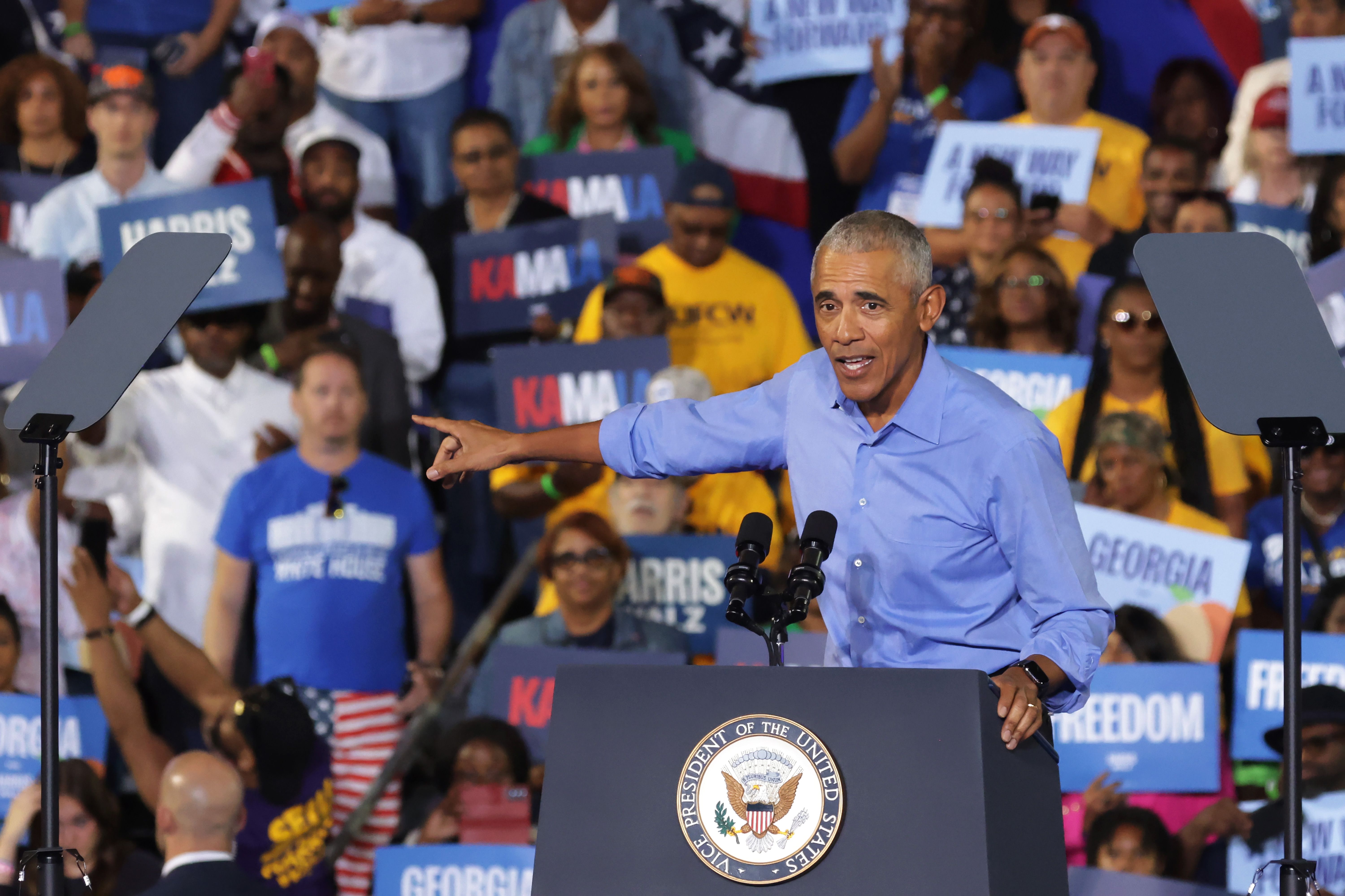 Harris rally in Georgia draws Barack Obama, Springsteen, other stars ...