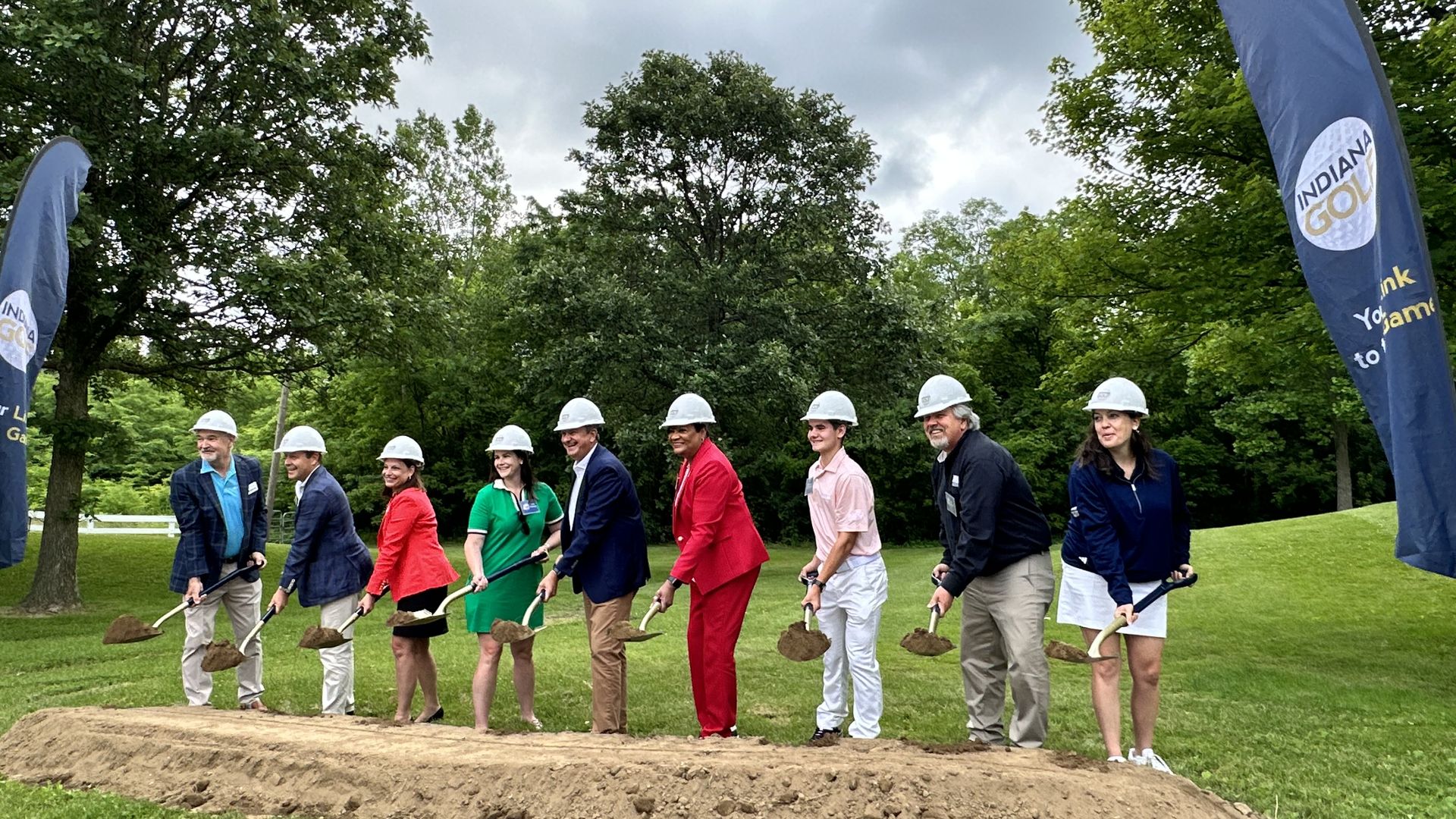 Indiana Golf breaks ground on new home in Lawrence - Axios Indianapolis