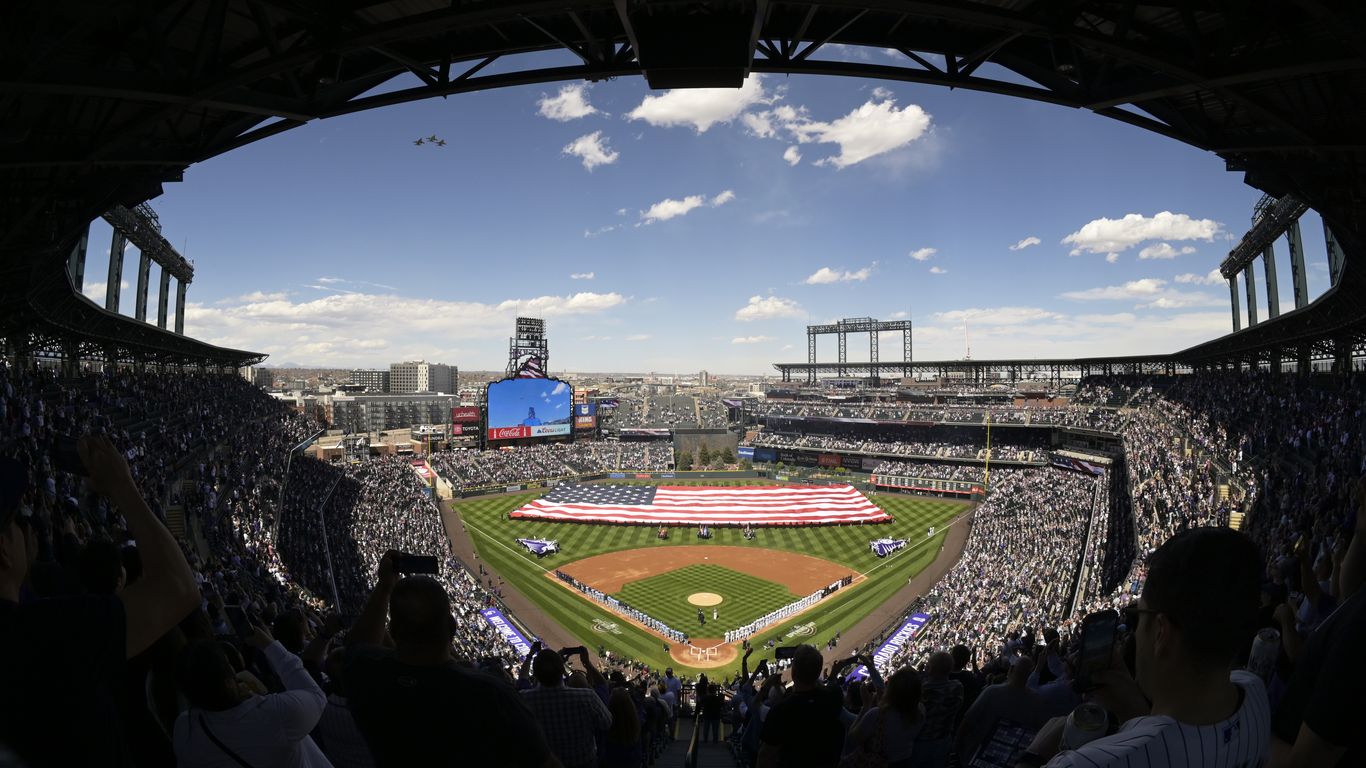 Coors Field ranked as one of MLB's most walkable stadiums - Axios Denver