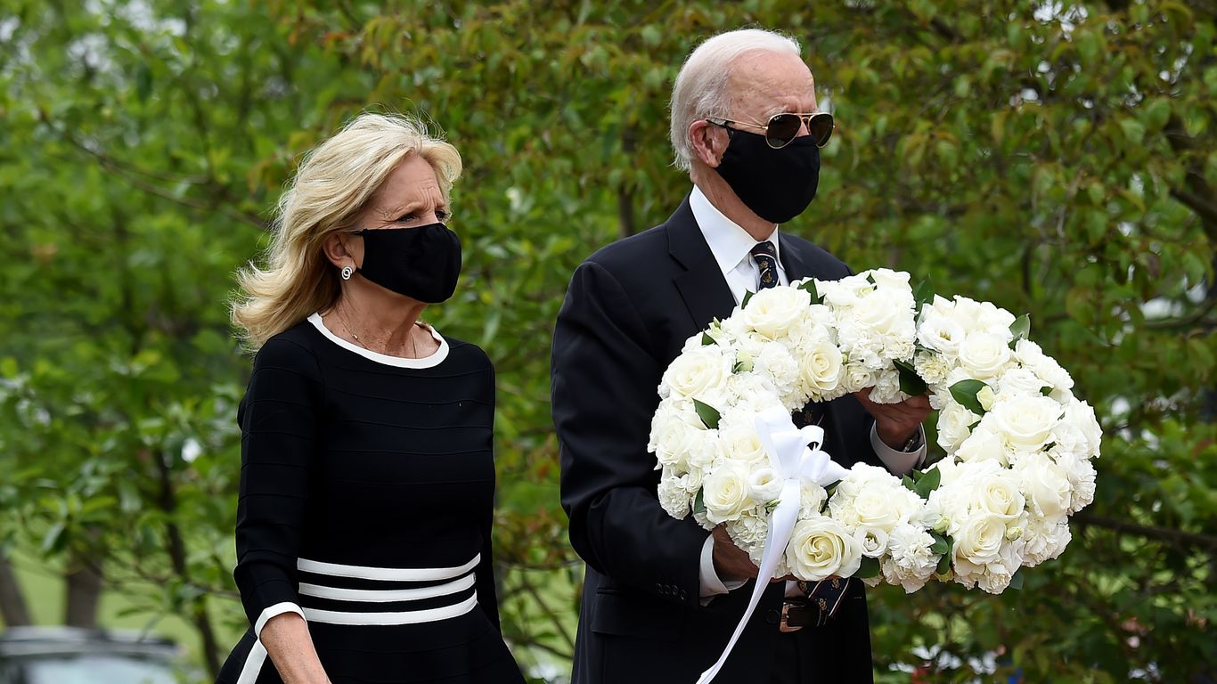 Joe Biden makes first public appearance in over two months