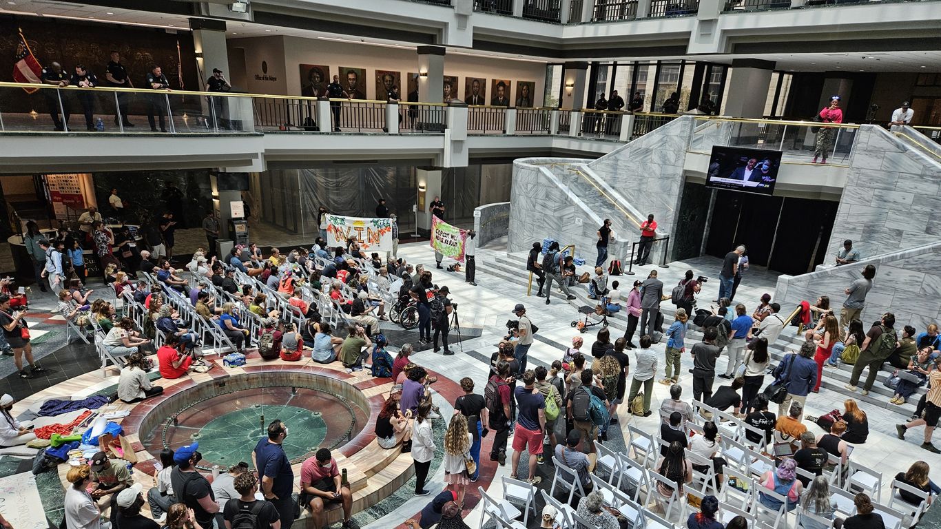 Where "Cop City" leaders stumbled when seeking public support - Axios ...