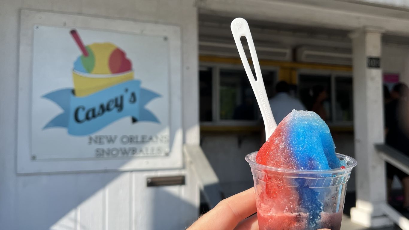 1 tasty snowball to go - Axios Austin