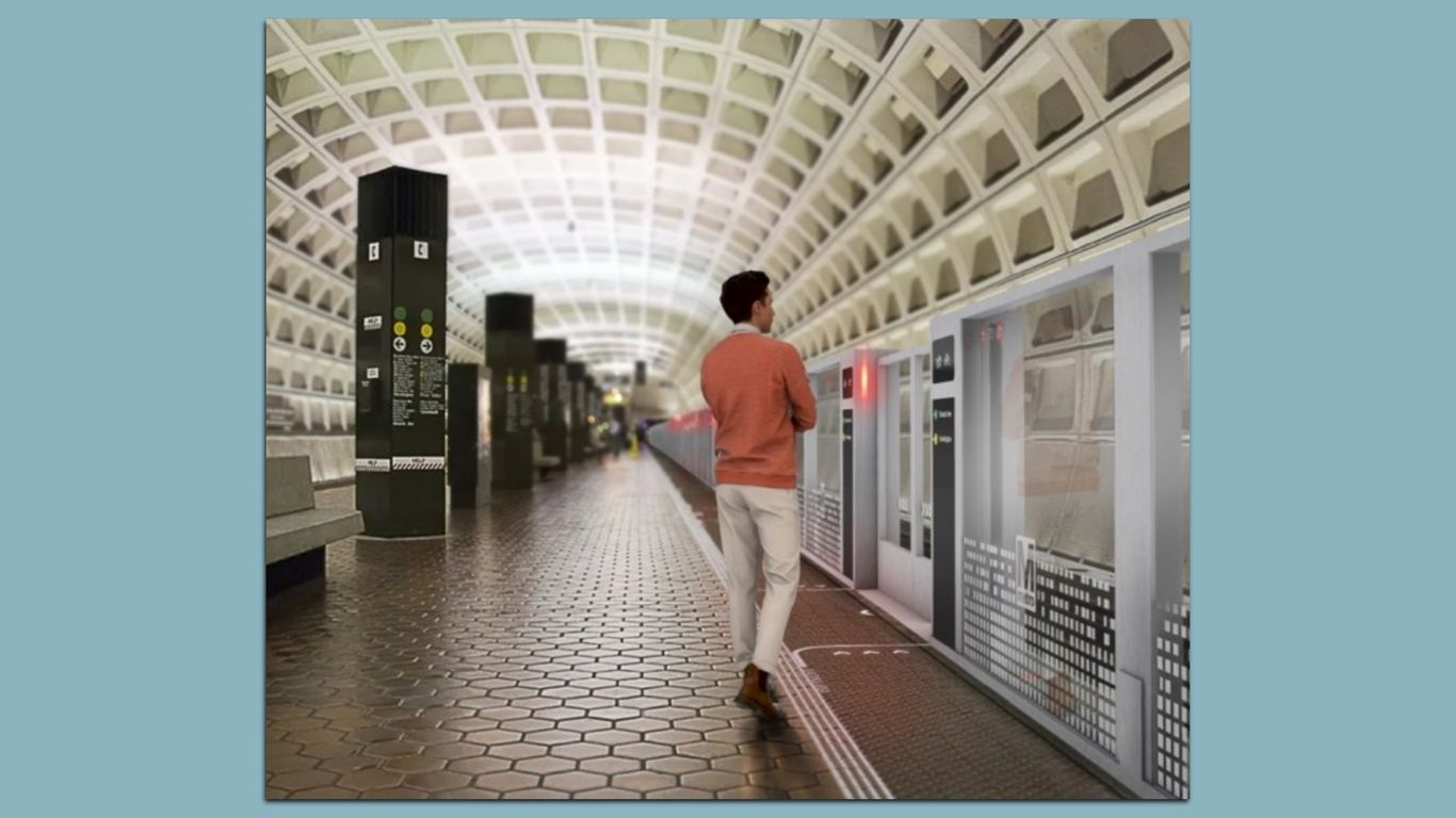 Metro plans for new rail platform screens and doors - Axios Washington D.C.