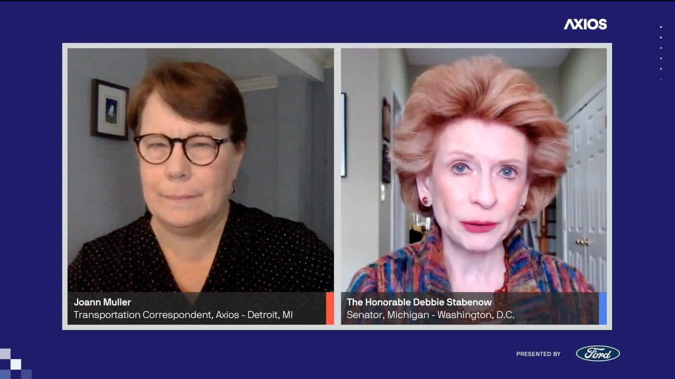 Stabenow: U.S. must put pandemic relief before EV manufacturing