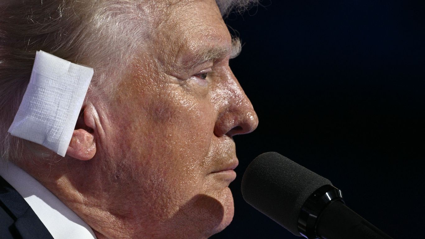 Trump shooting left 2cm wound in his ear, former physician says