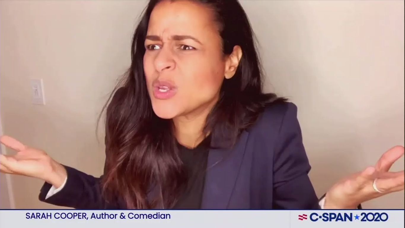 Trump impersonator Sarah Cooper appears at DNC to encourage mail-in voting