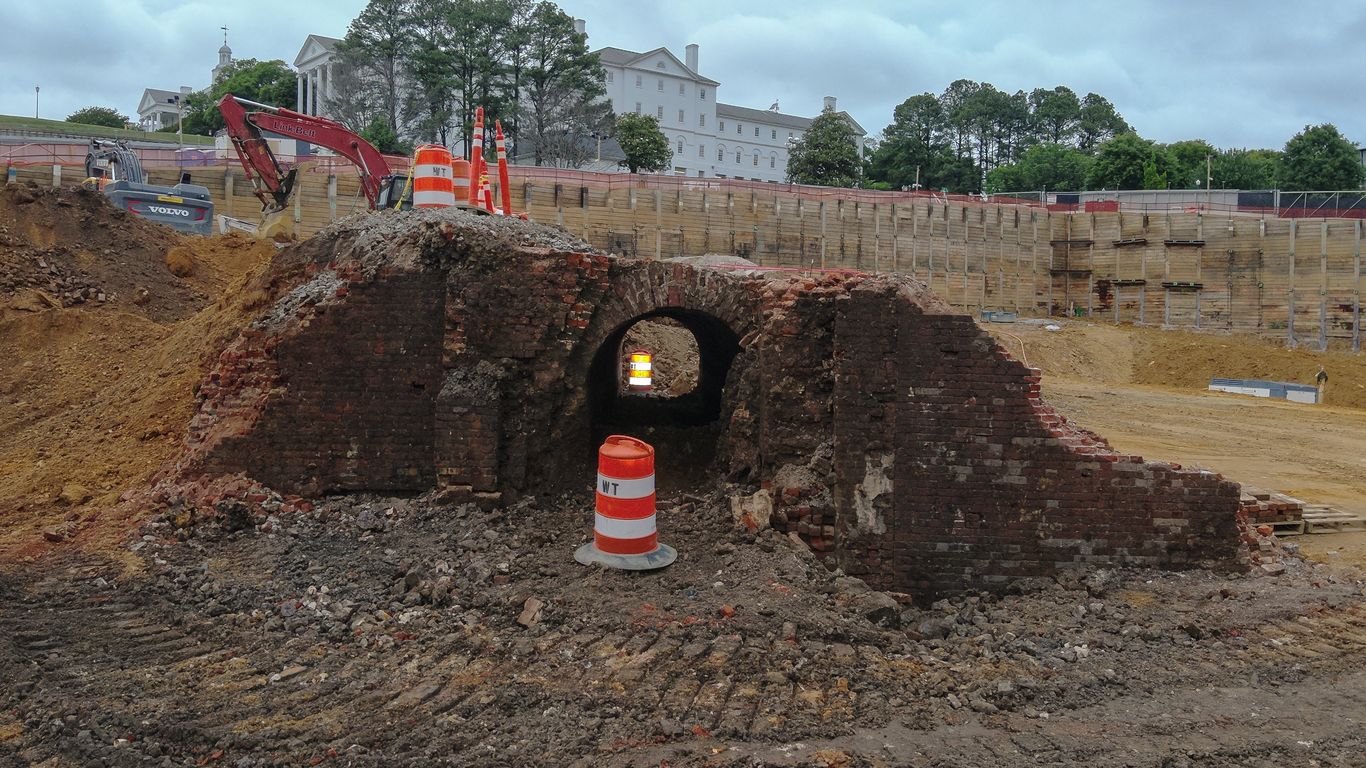 A Civil War tunnel was discovered at the site of CoStar's new building ...