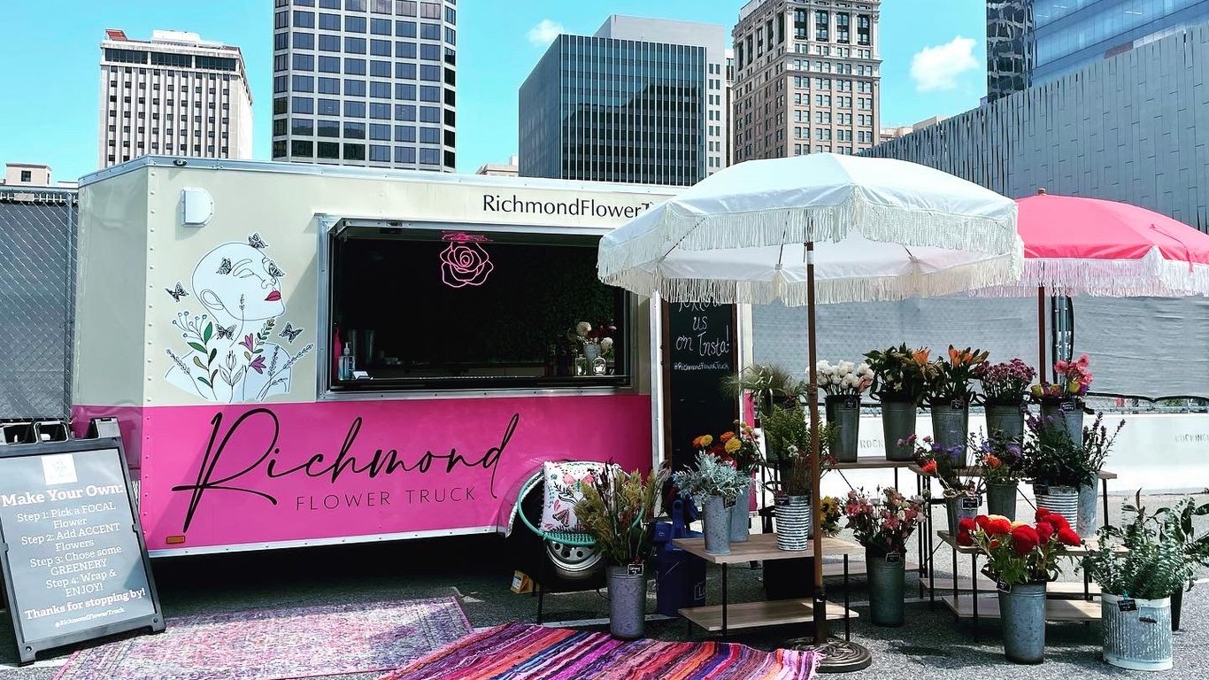 Richmond's first mobile flower truck - Axios Richmond