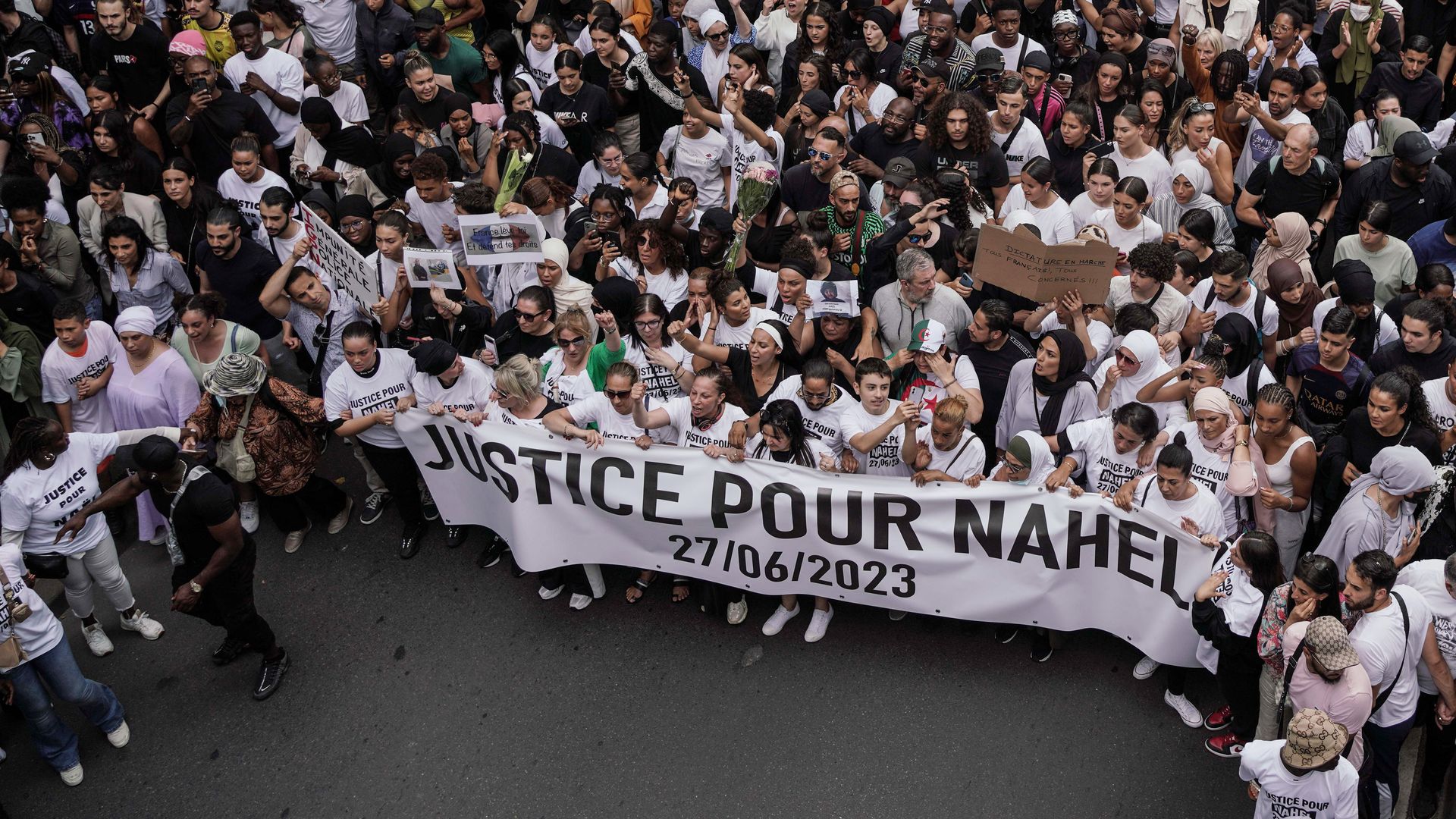 France unrest: Protesters decry racism after teen killed by police