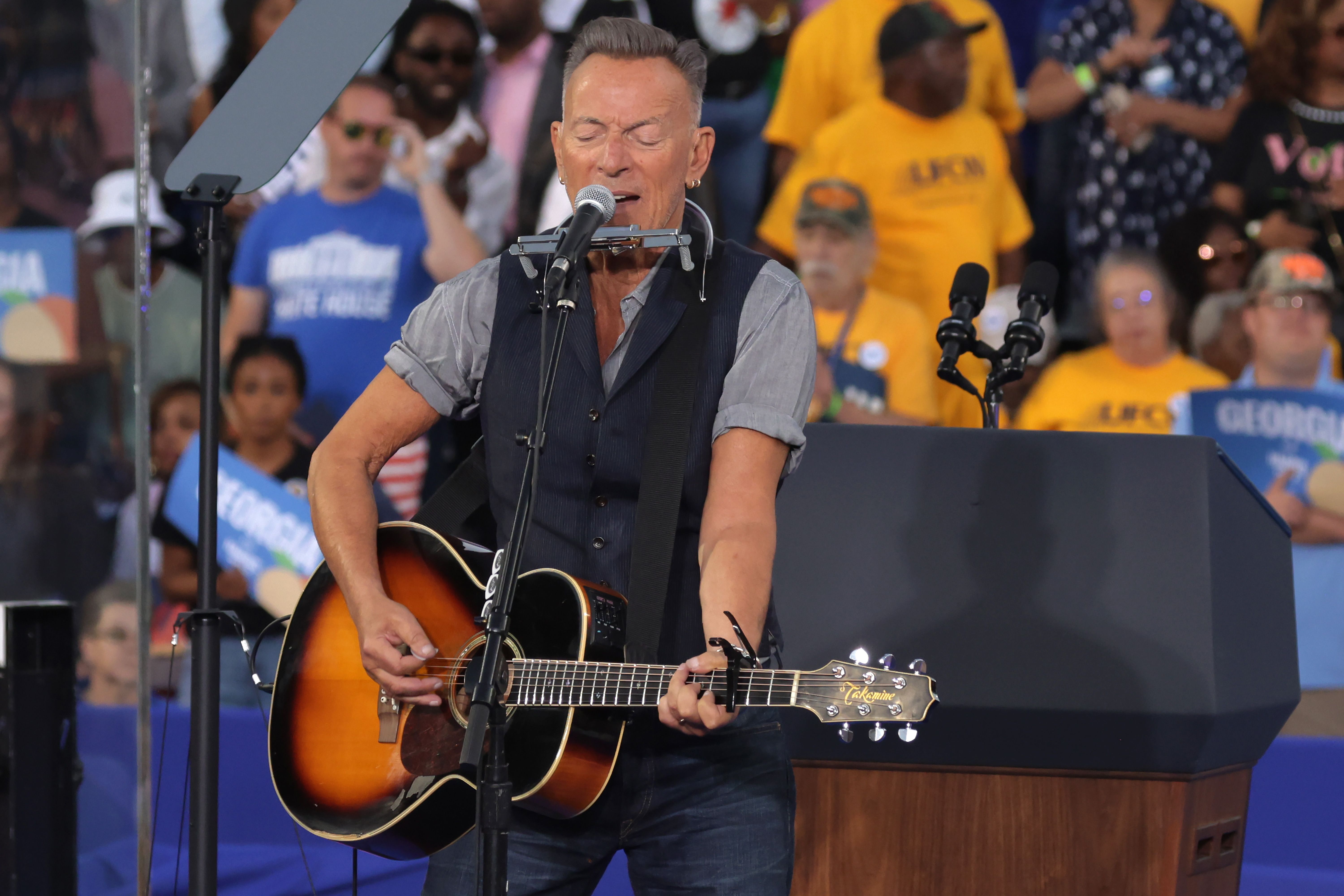 Harris rally in Georgia draws Barack Obama, Springsteen, other stars ...