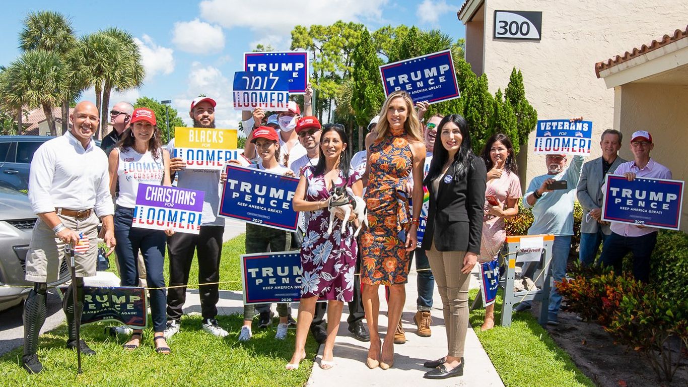Lara Trump campaigns with far-right GOP House nominee Laura Loomer