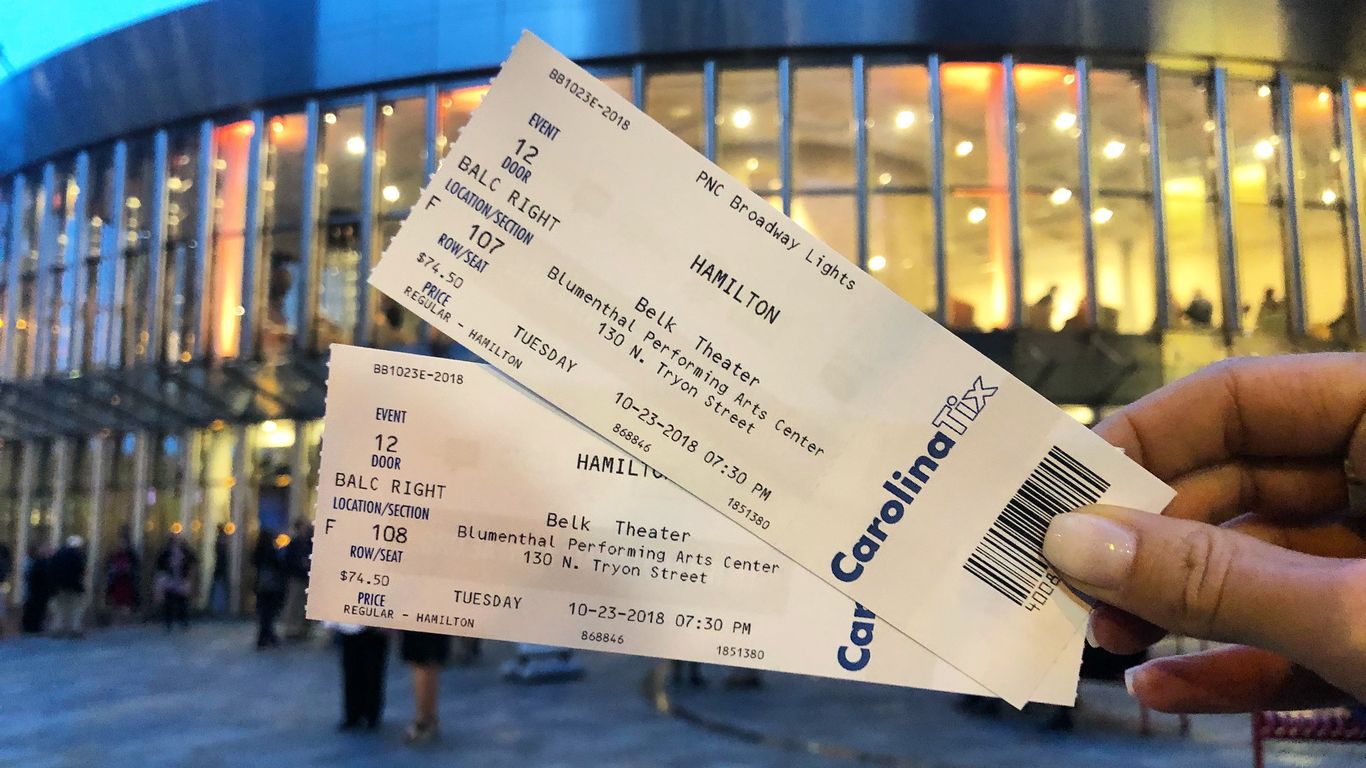 Just you wait: Hamilton tickets go on sale Dec. 8 - Axios Charlotte