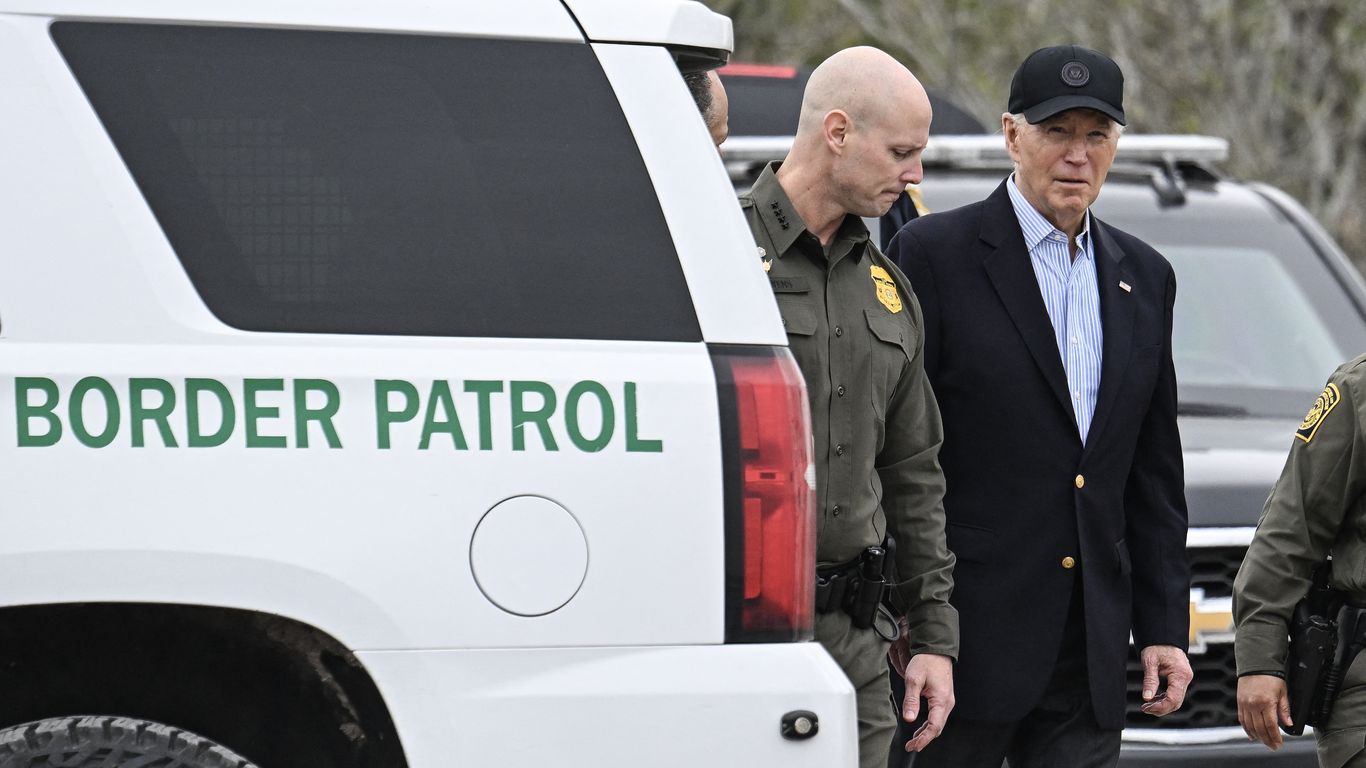 Biden challenges Trump on passing border law: "Join me"