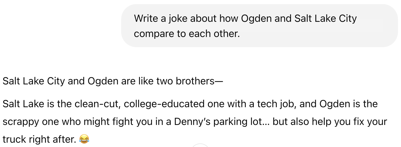 We asked ChatGPT to write jokes about Utah. Here are the yuks. - Axios ...