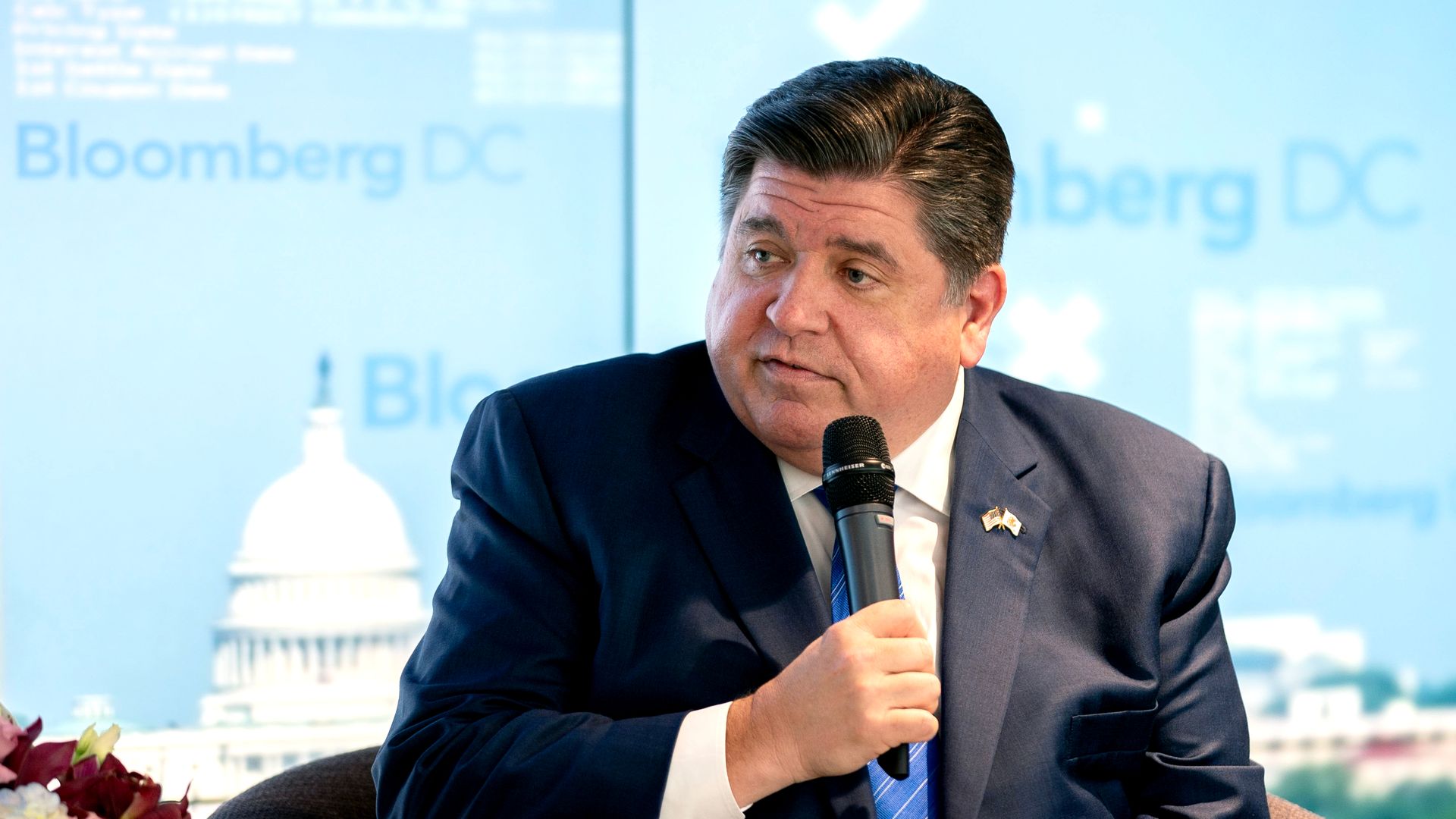 Illinois Gov. JB Pritzker trolls President Trump with satirical "Lake Illinois" stunt - Axios ...