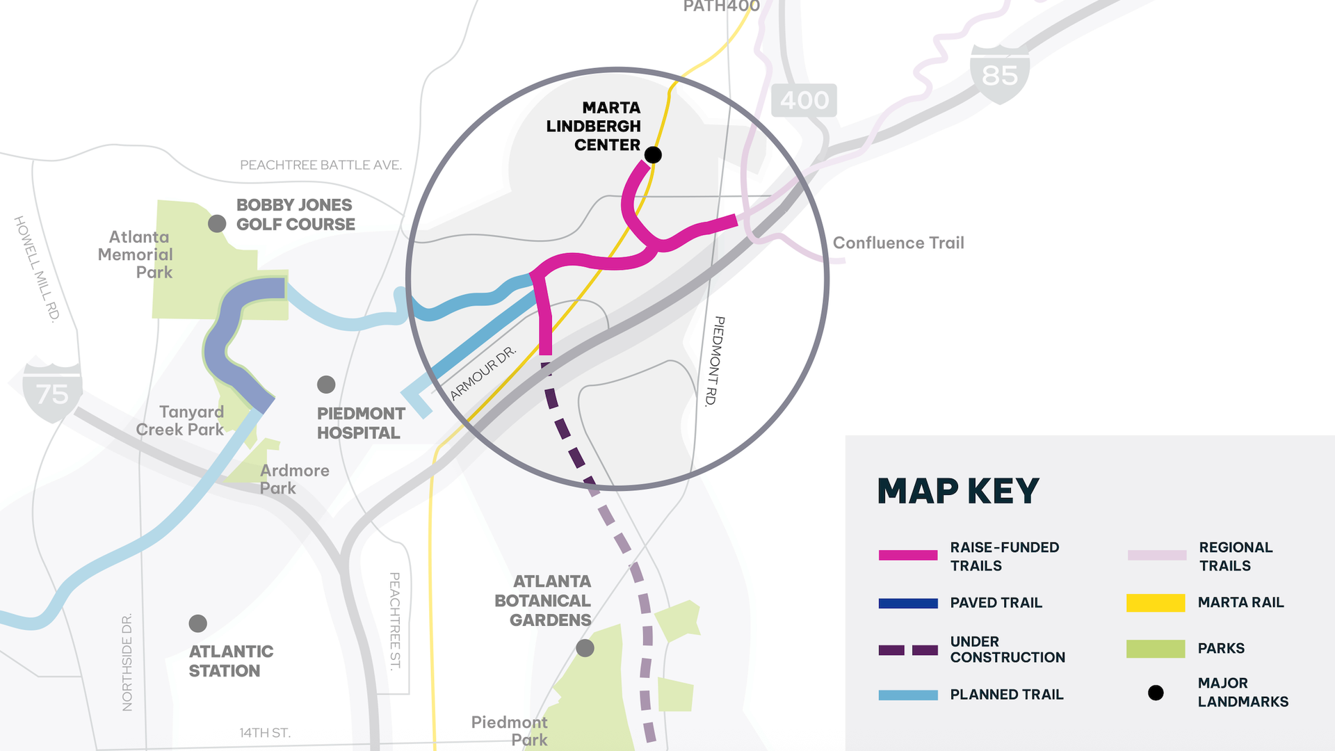 $25 million Beltline trail grant at risk - Axios Atlanta