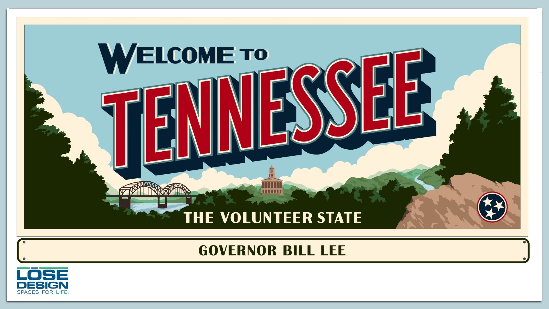 Tennessee unveils new roadside welcome sign - Axios Nashville