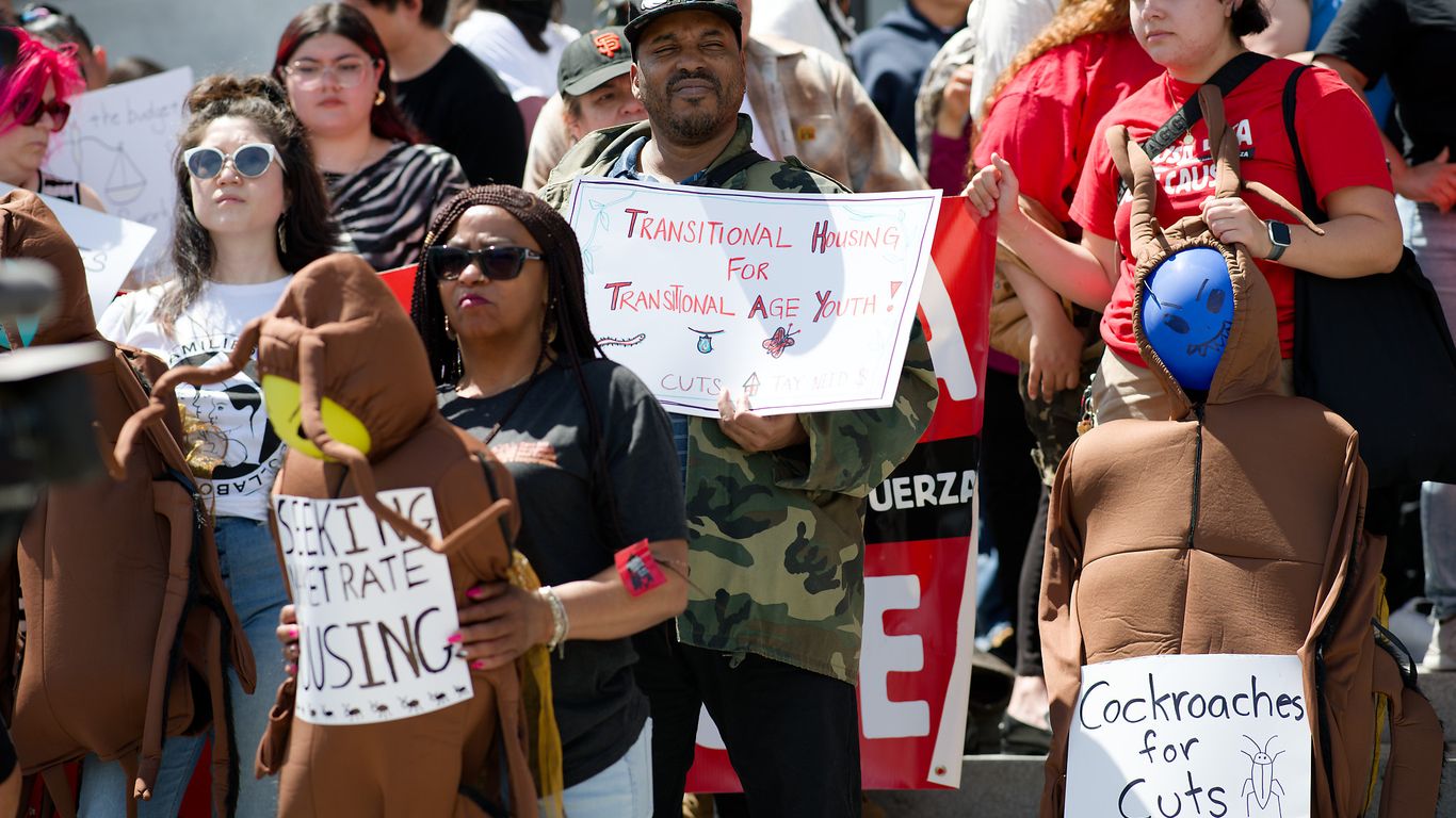 San Francisco faces protests over budget cuts amid deficit - Axios San ...