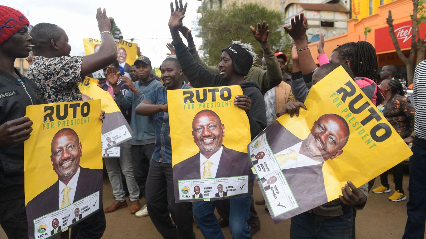 William Ruto declared winner of Kenya presidential election