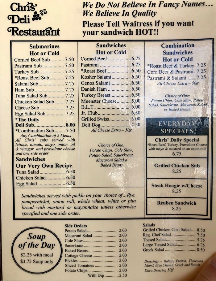 After 36 years, Chris still making delicious sandwiches behind the ...