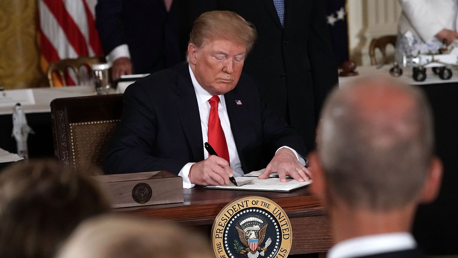 The White House and Trump campaign at odds over Space Force announcement