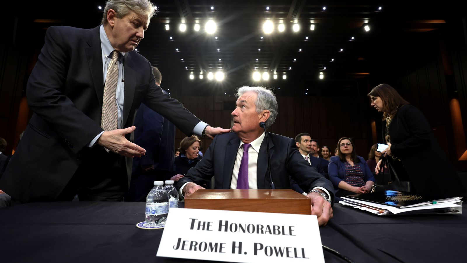Two testy Senate exchanges show inflation dilemma faced by Fed, Powell Two testy Senate exchanges show inflation dilemma faced by Fed, Powell