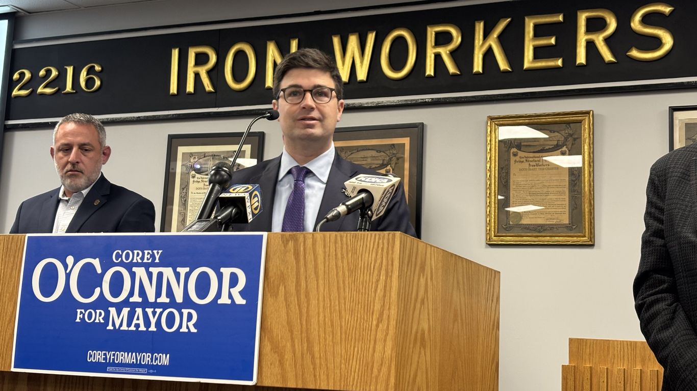 Corey O'Connor endorsed by Pittsburgh trades unions - Axios Pittsburgh