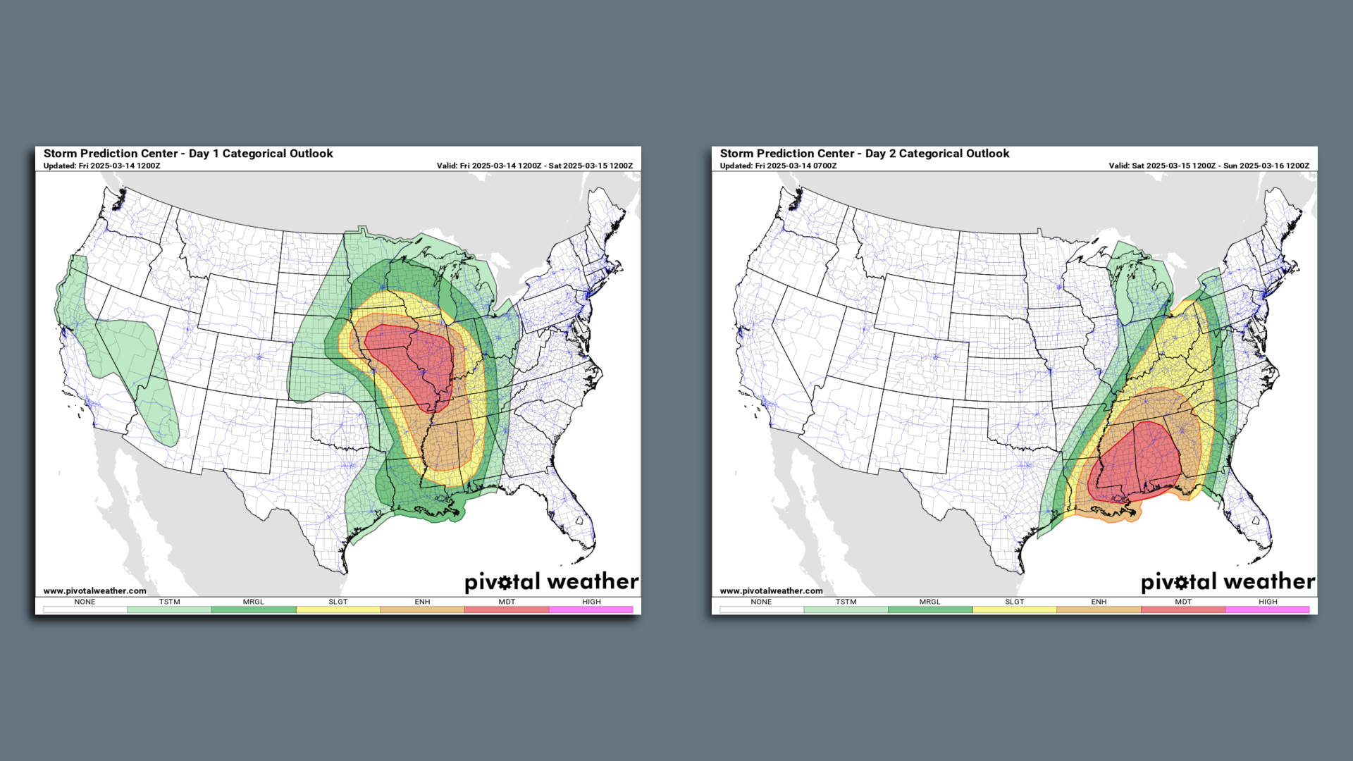 Potentially major severe weather outbreak this weekend for much of the ...