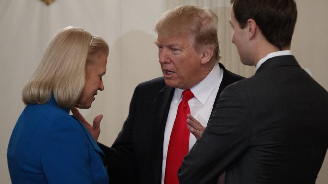 IBM CEO defends working with Trump