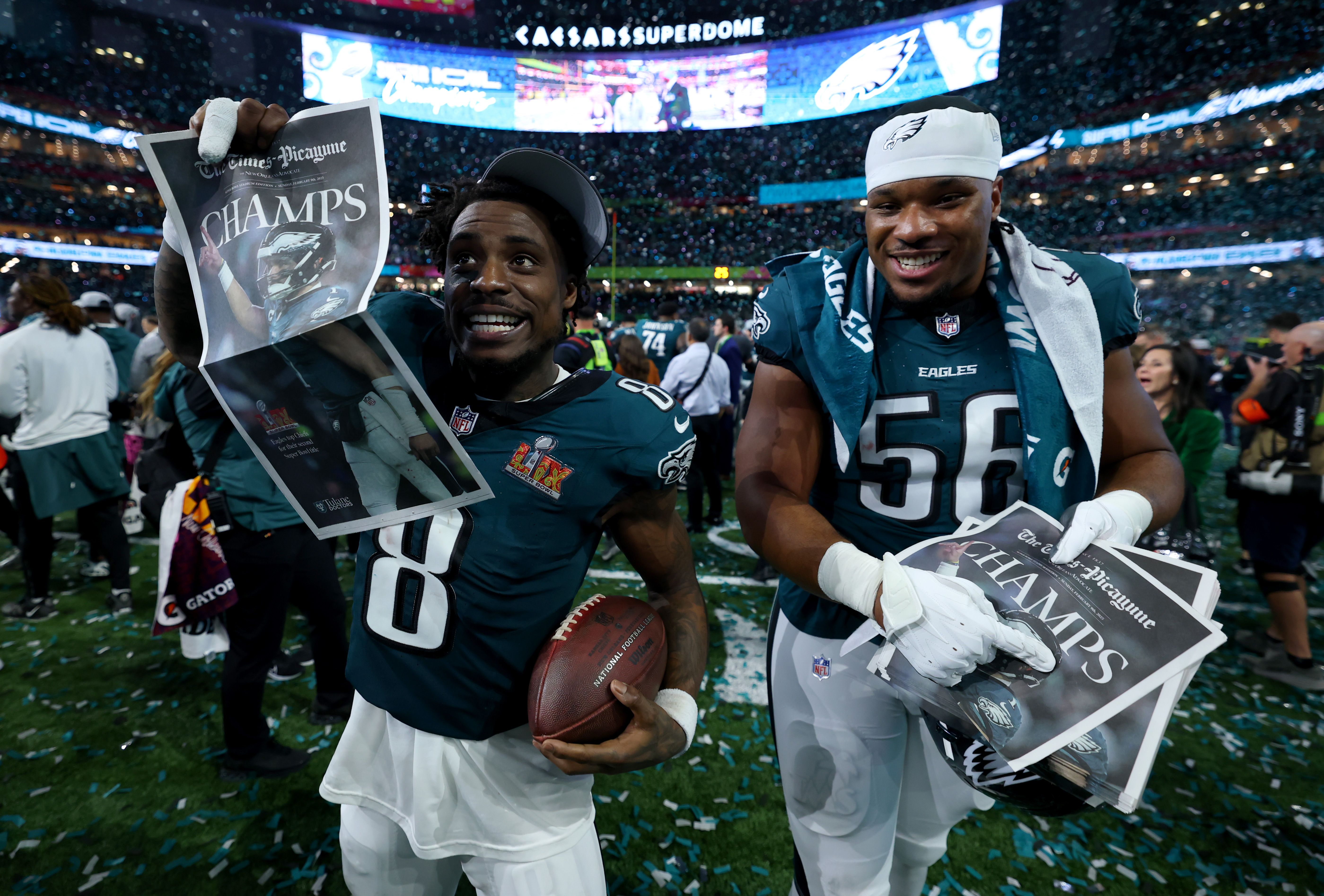 Super Bowl: Philadelphia Eagles beat Chiefs 40-22 - Axios New Orleans