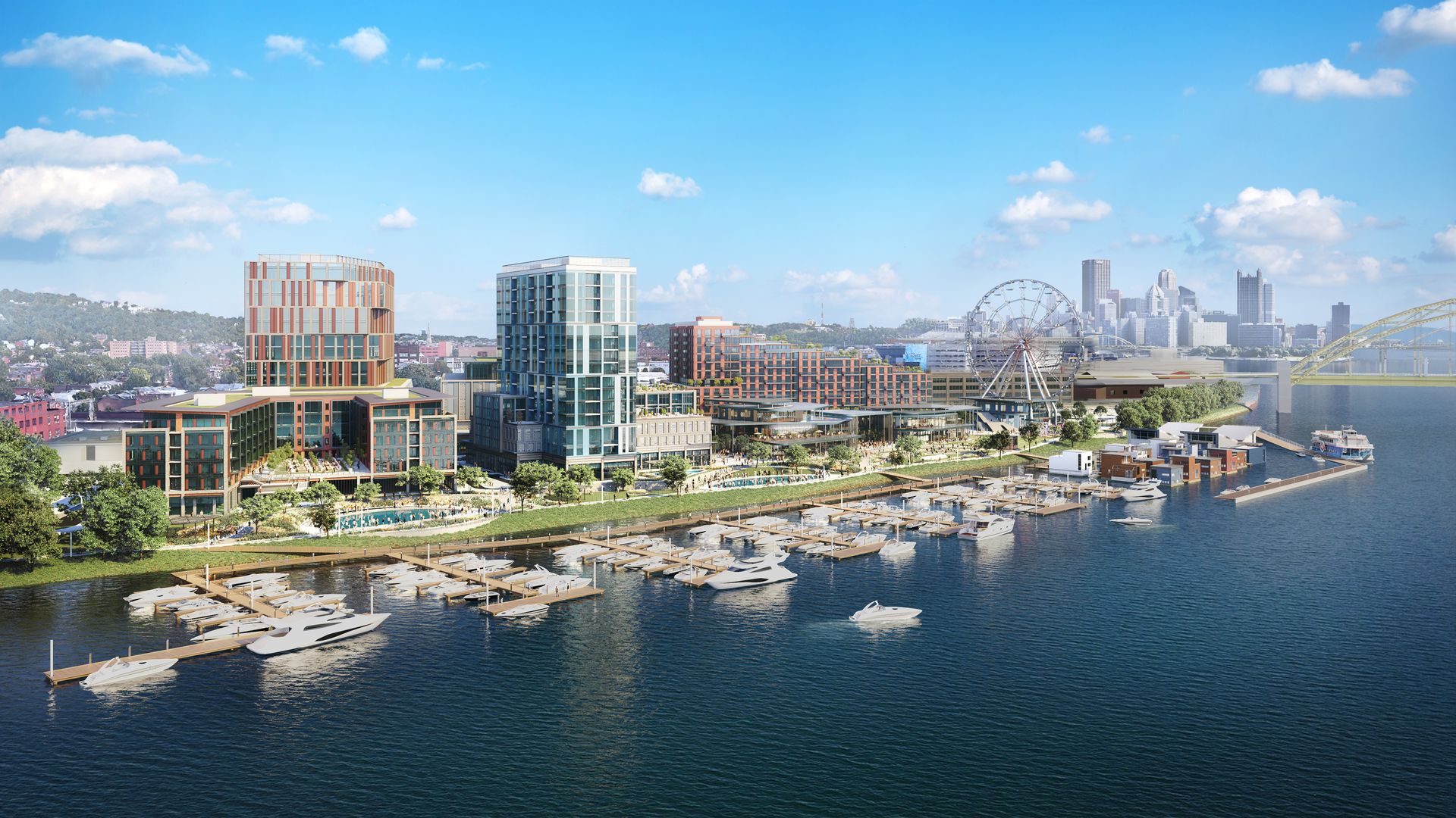 $740M Esplanade project with Ferris wheel breaks ground on Pittsburgh's ...