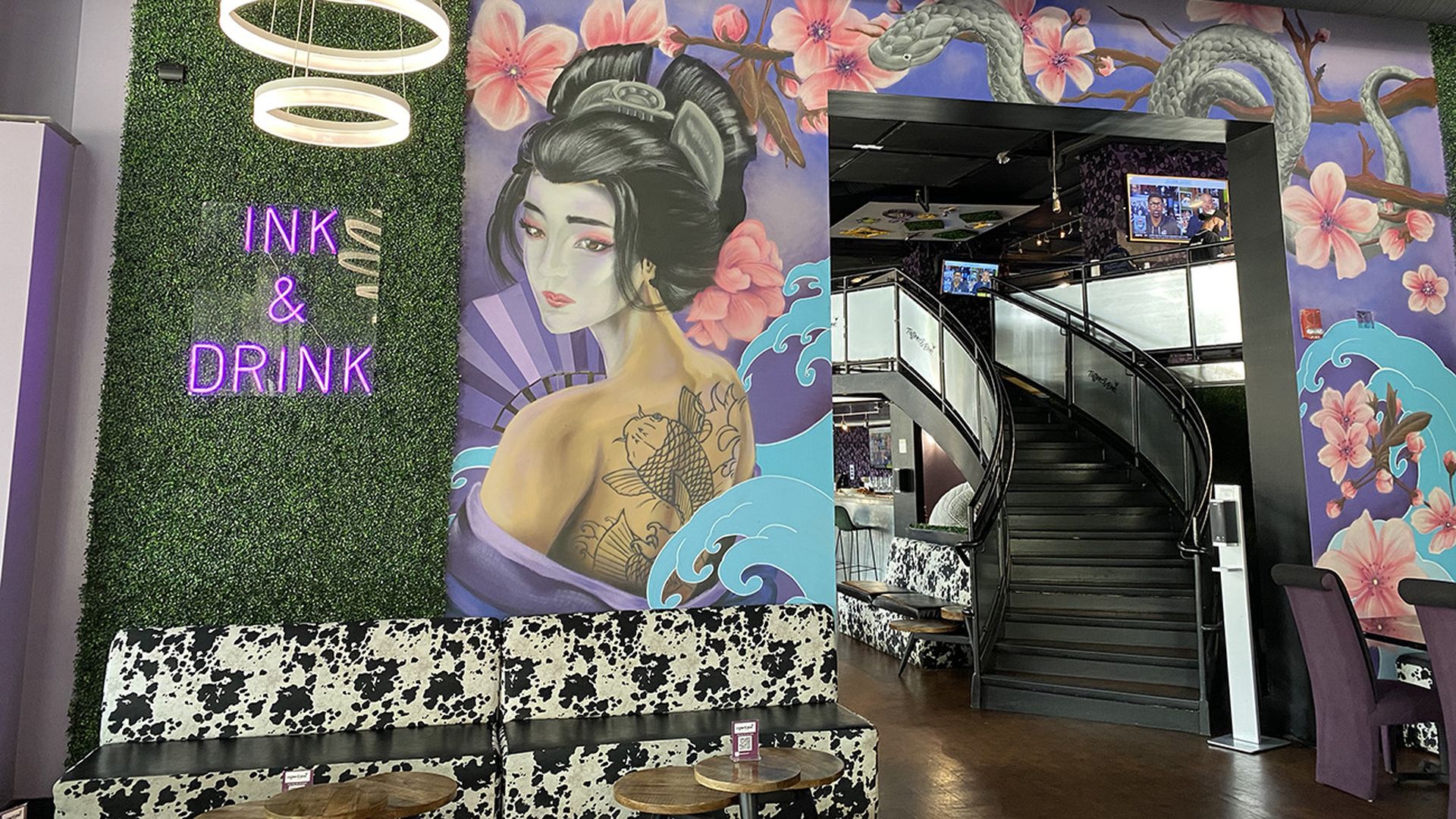 Uptown tattoo parlor doubles as a restaurant and nightclub - Axios ...