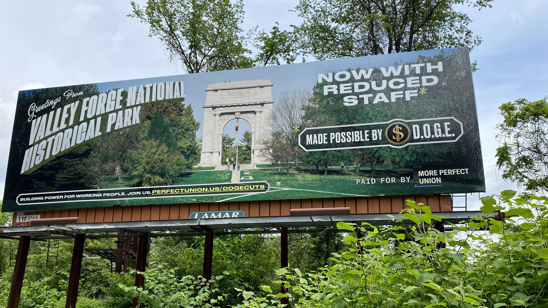 Anti-DOGE billboards in Pittsburgh slam national park cuts - Axios ...