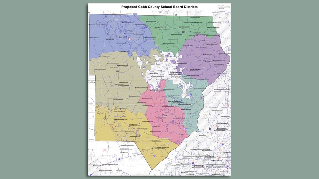 Bill that would redraw Cobb County school board district map advances ...