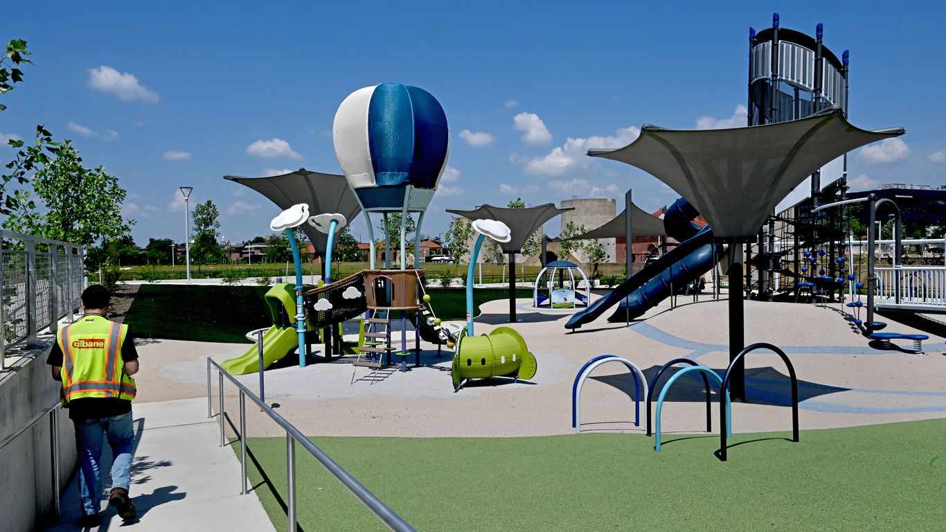 Reservoir District's new park + pool - Axios Washington D.C.