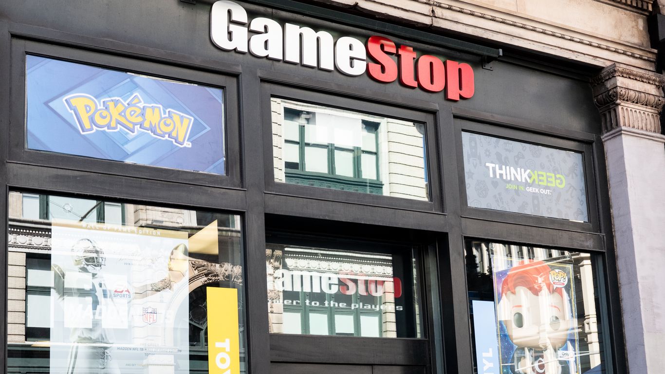 GameStop leads another day of nostalgia trading
