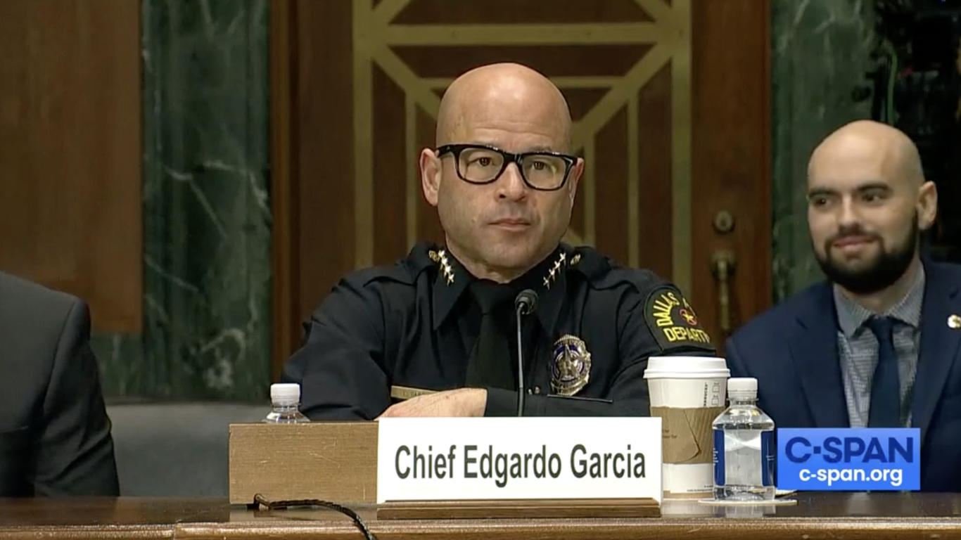 Dallas Police Chief Eddie Garcia testifies before U.S. Senate - Axios ...