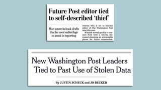 Washington Post publisher, incoming editor probed by reporters