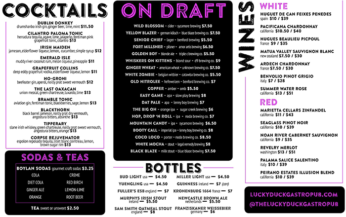 Now open: Team behind CO opens neighborhood gastropub named The Lucky ...