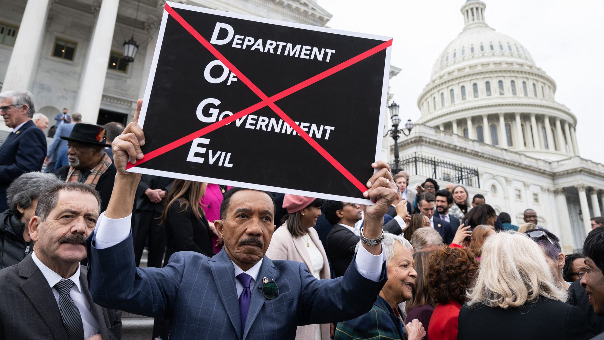 Fired federal workers to join Democrats at Trump's speech to Congress