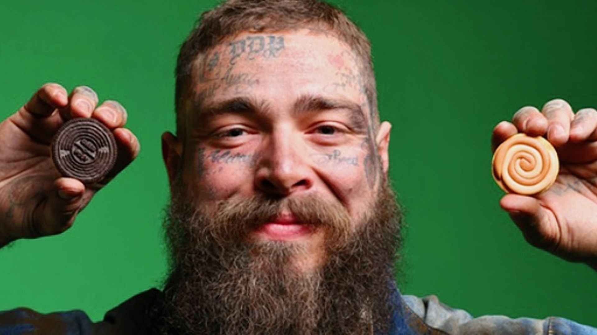 We tried Oreo's new Post Malone-themed salted caramel cookies - Axios ...