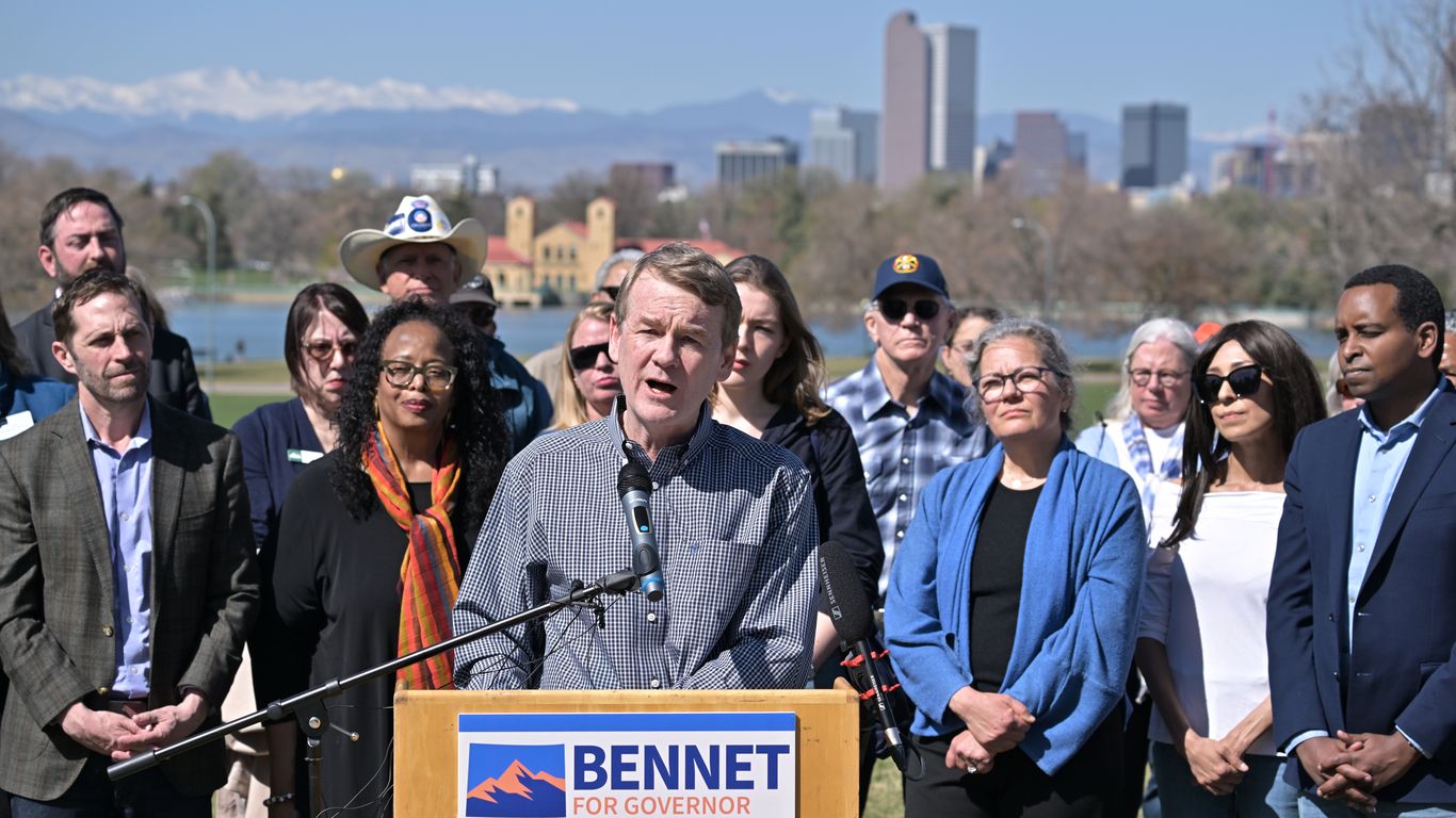 Michael Bennet pledges to defeat "Trumpism" in bid for governor - Axios ...