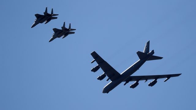 U.S. flies B-52 bombers over Persian Gulf as show of force against Iran